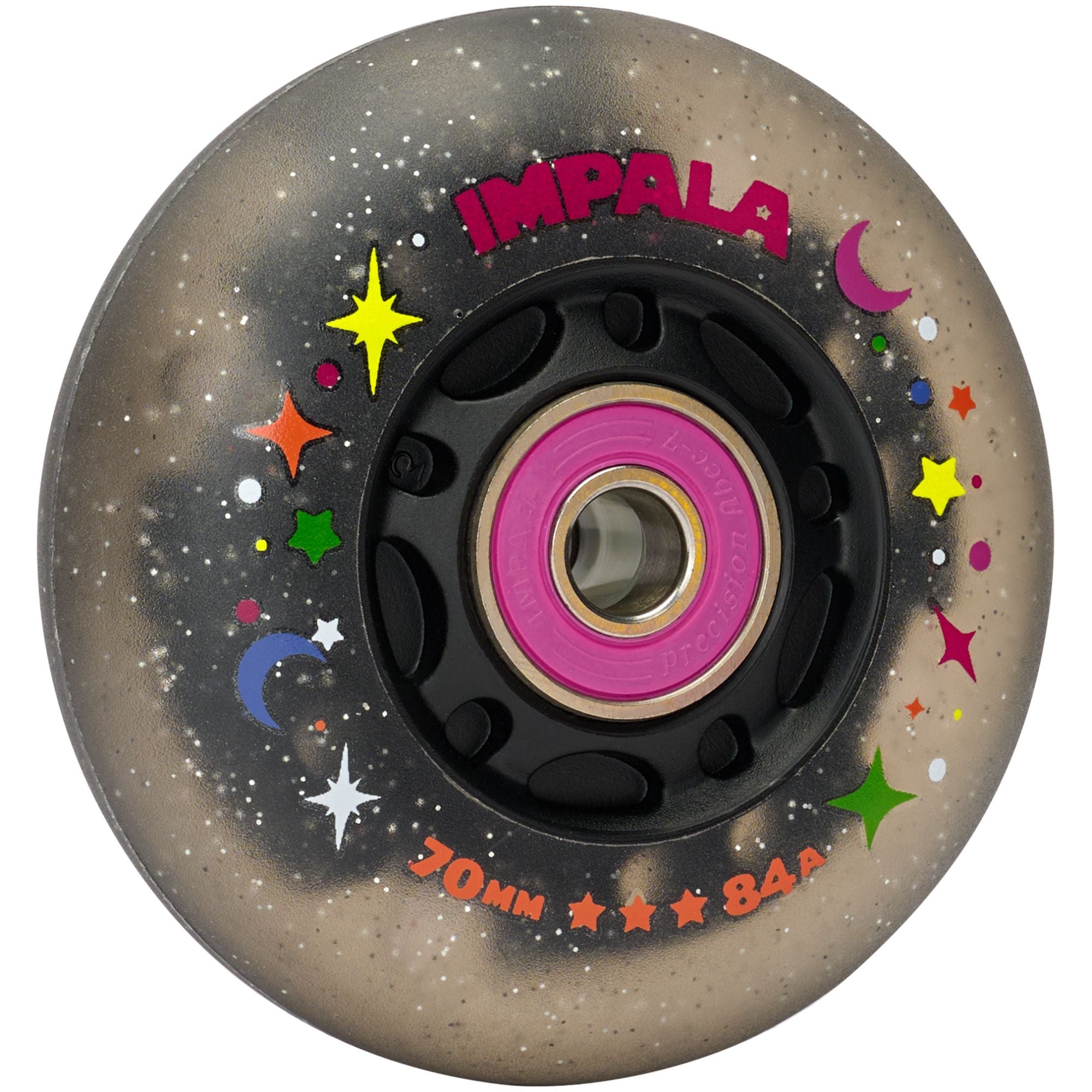 Impala 4 Pack Light Up Inline Wheels Black Twinkle – TrueGritNZ