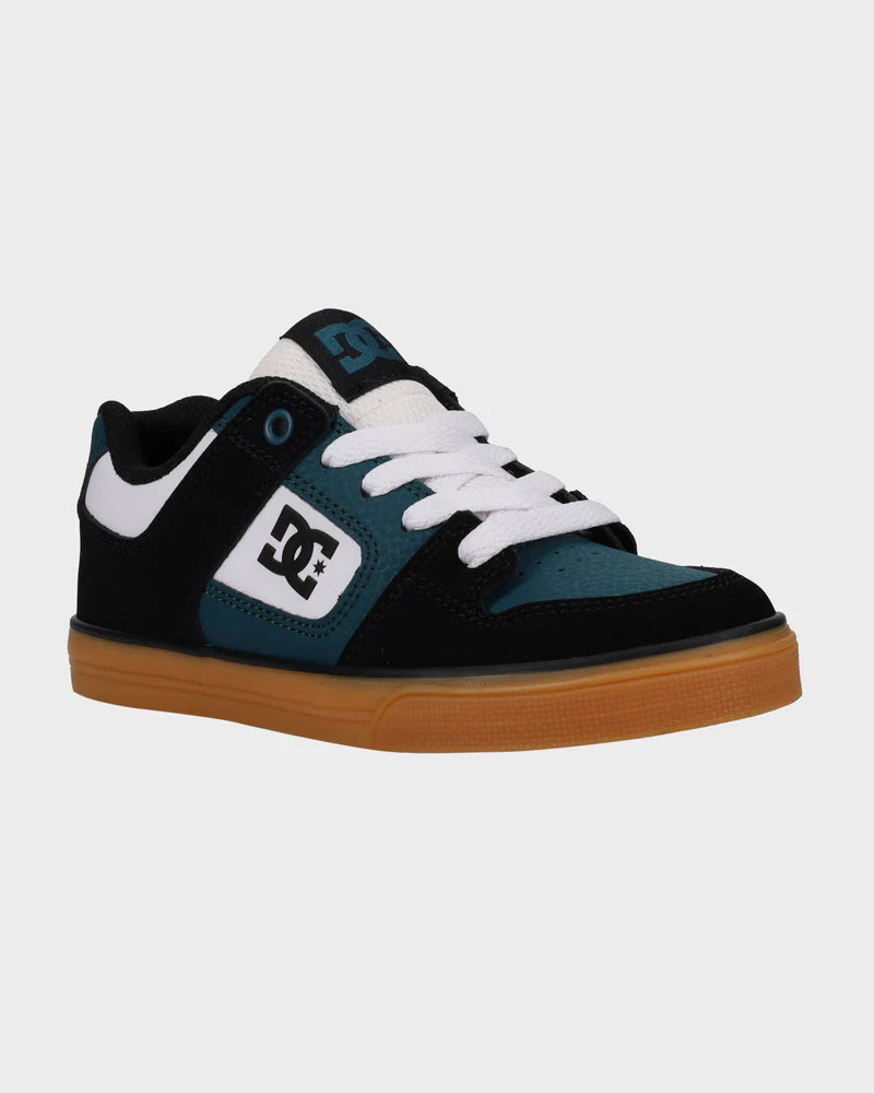DC Boys Pure - Black/White/Emerald – TrueGritNZ