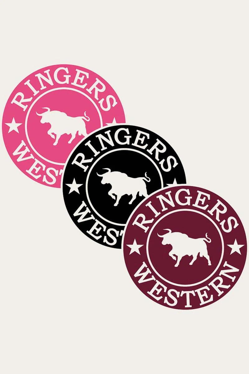 Ringers Western RW Small Round Sticker 3 Pack – TrueGritNZ