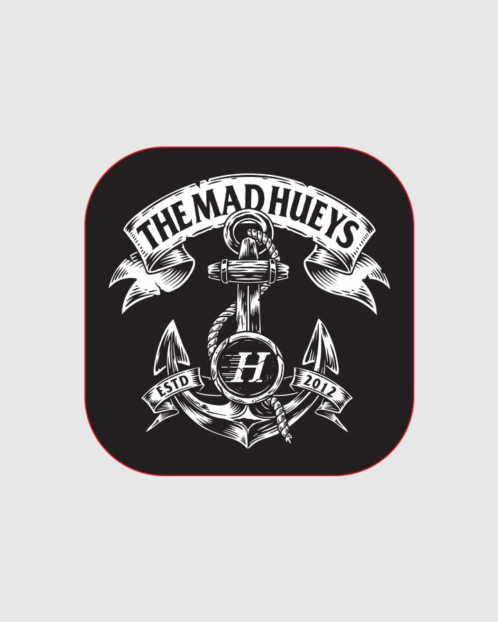 The Mad Hueys Hueys Anchor Sticker – TrueGritNZ